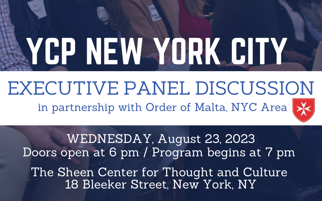 YCP NYC Panel Discussion with The Order of Malta